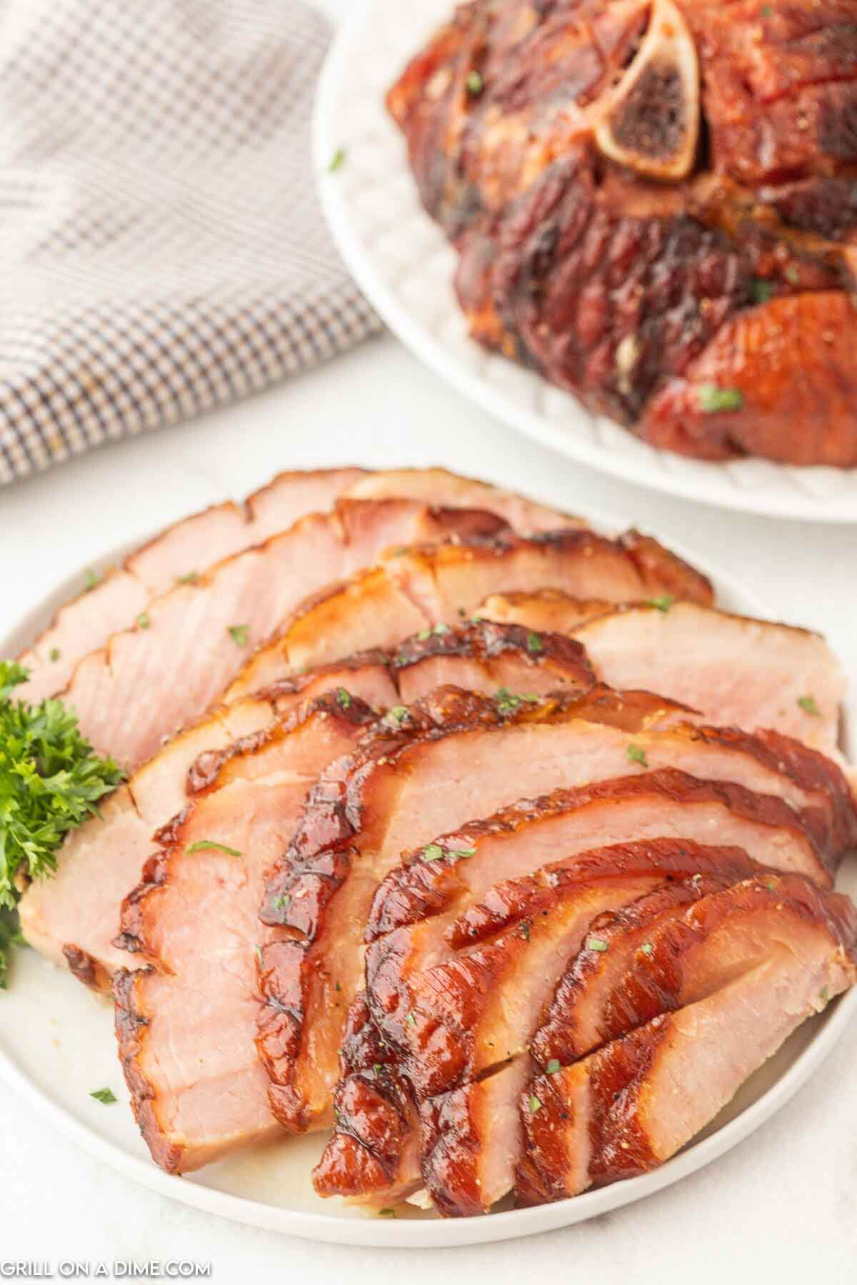 Grilled Ham Recipe - grillonadime.com