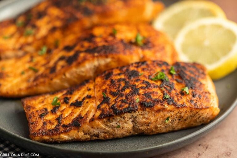 Blackstone Blackened Salmon Recipe - grillonadime.com