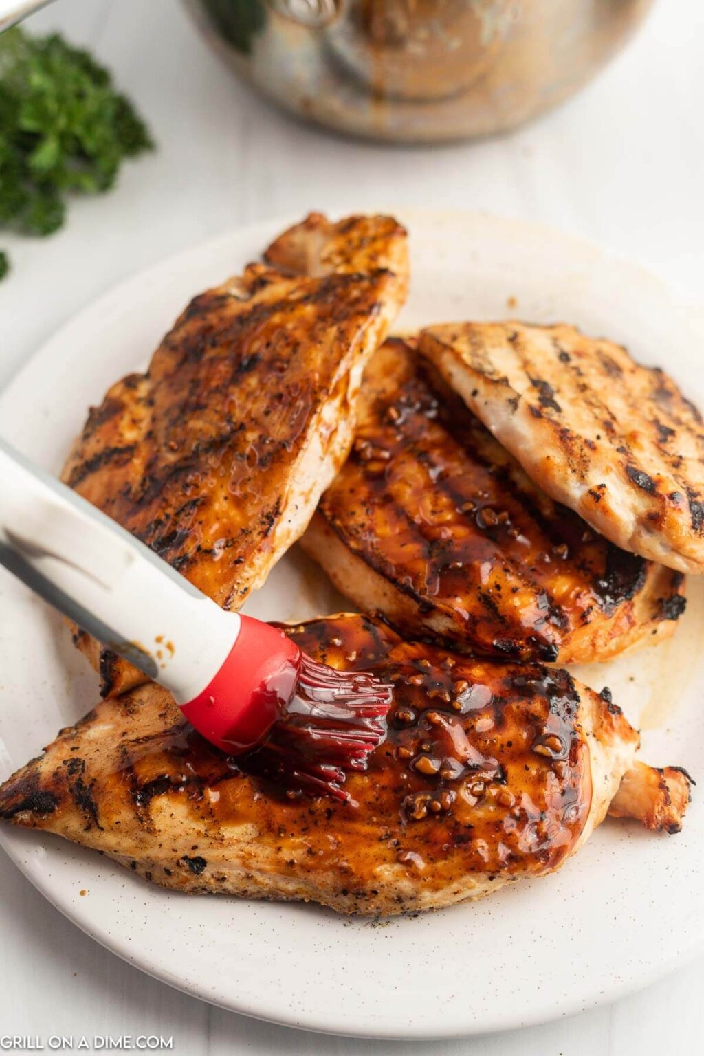 Grilled Sticky Chicken - grillonadime.com