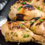 Grilled Ranch Chicken Legs Recipe - grillonadime.com
