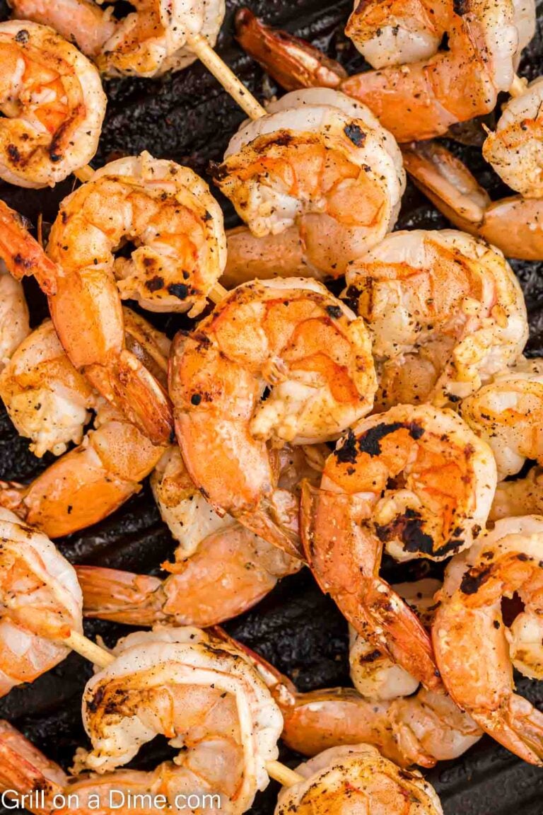 Garlic Lemon Grilled Shrimp - grillonadime.com
