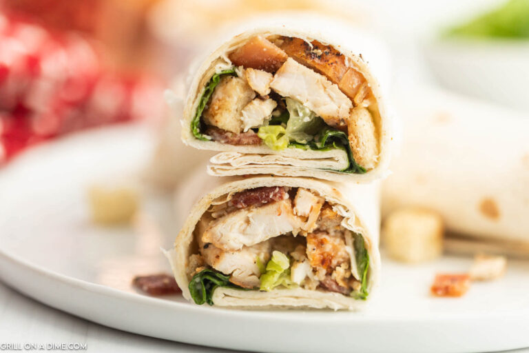Grilled Chicken Caesar Wrap Recipe - grillonadime.com