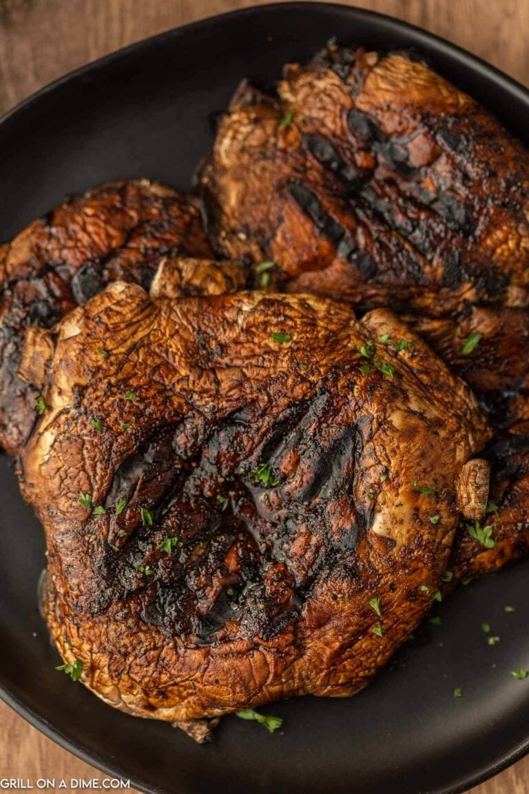 Grilled Portobello Mushrooms Recipe - grillonadime.com