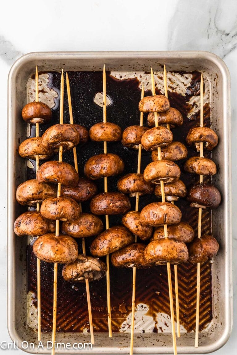 Grilled Mushrooms Recipe - grillonadime.com