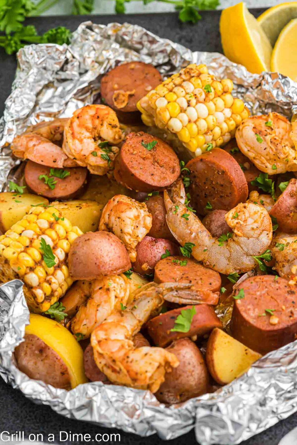 Shrimp Boil Foil Pack Recipe - grillonadime.com