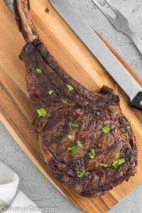 Grilled Tomahawk Steak Recipe - grillonadime.com