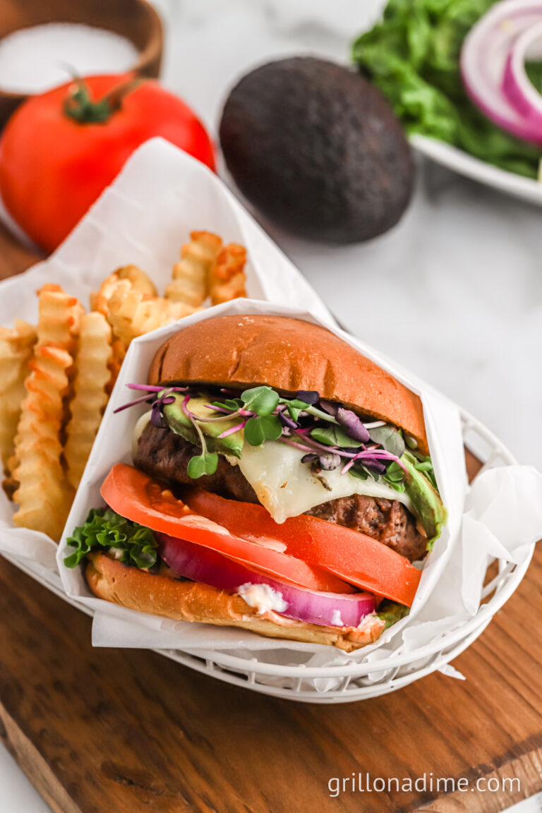 California Burger Recipe - grillonadime.com