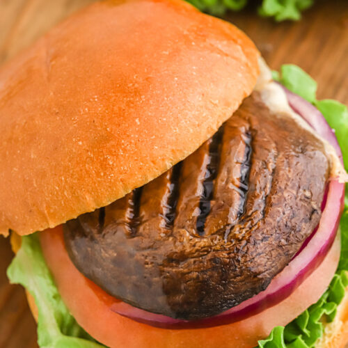Portobello Mushroom Burger Recipe - grillonadime.com