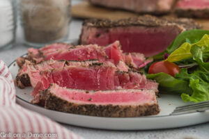 Grilled Tuna Steaks Recipe for Easy Seafood Dish - grillonadime.com