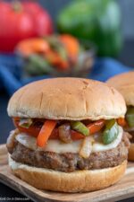 Italian Sausage Burger - grillonadime.com