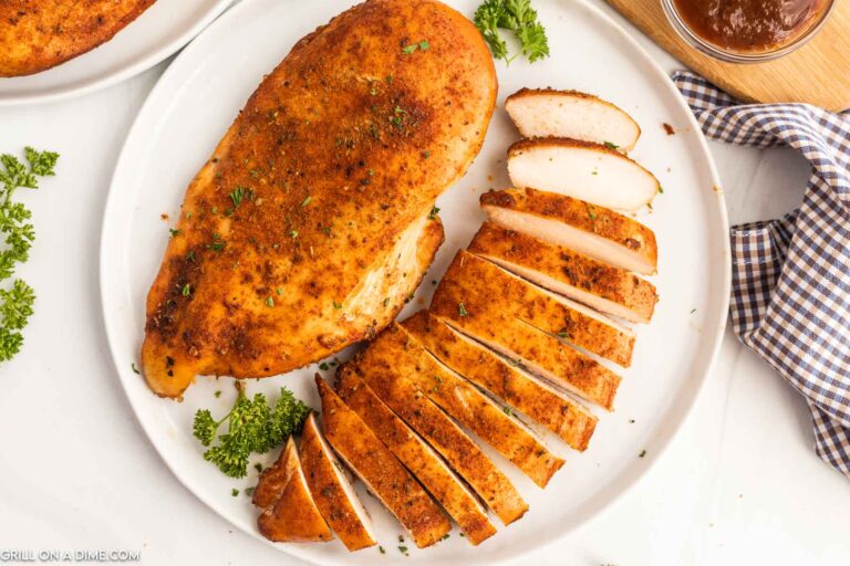 Smoked Chicken Breasts - grillonadime.com