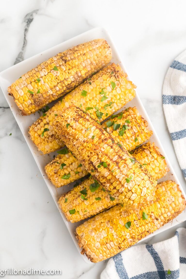 Smoked Corn on the Cob - grillonadime.com