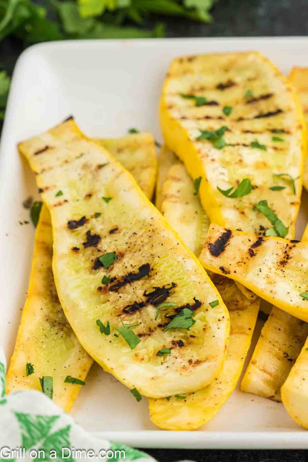 Grilled Yellow Squash - grillonadime.com