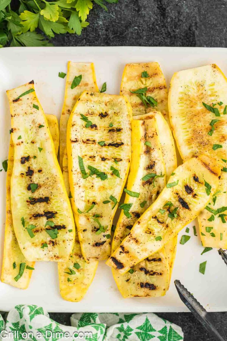Grilled Yellow Squash - grillonadime.com