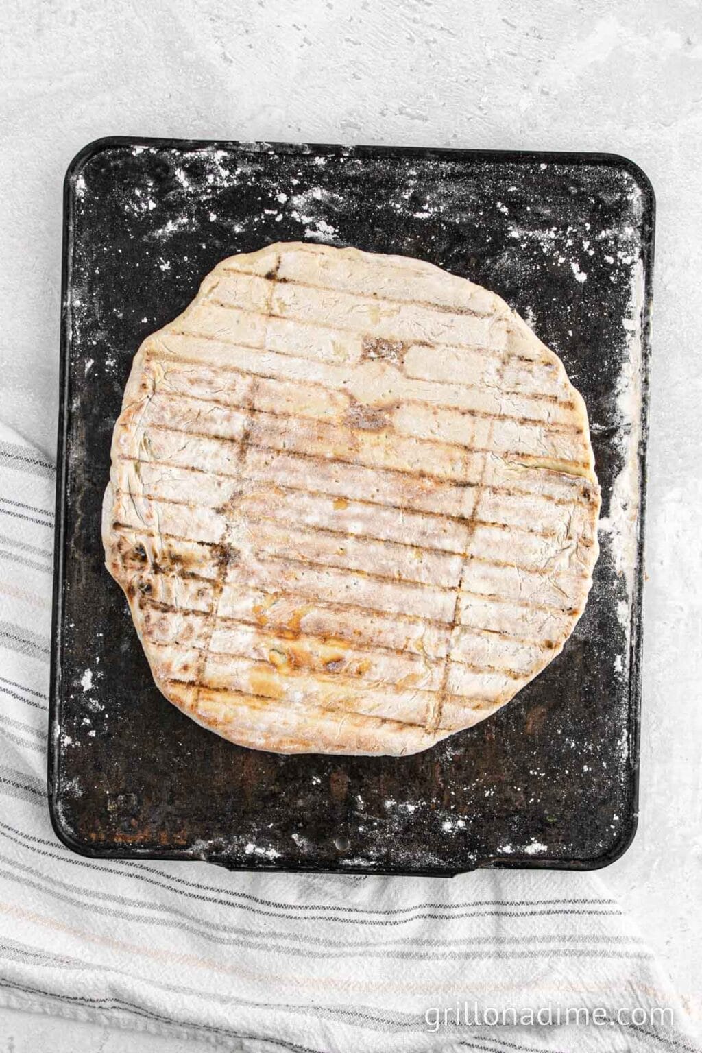 Grilled Pizza Dough - grillonadime.com