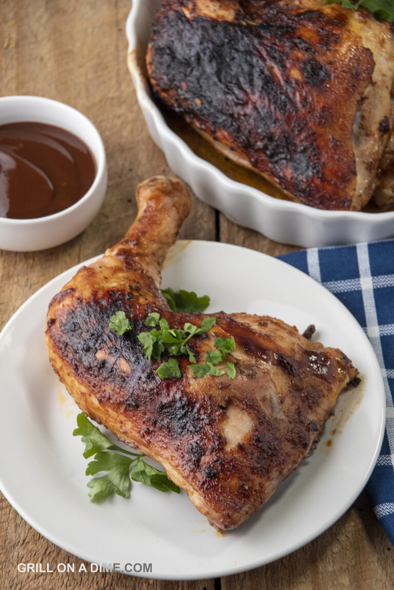 Grilled Chicken Quarters