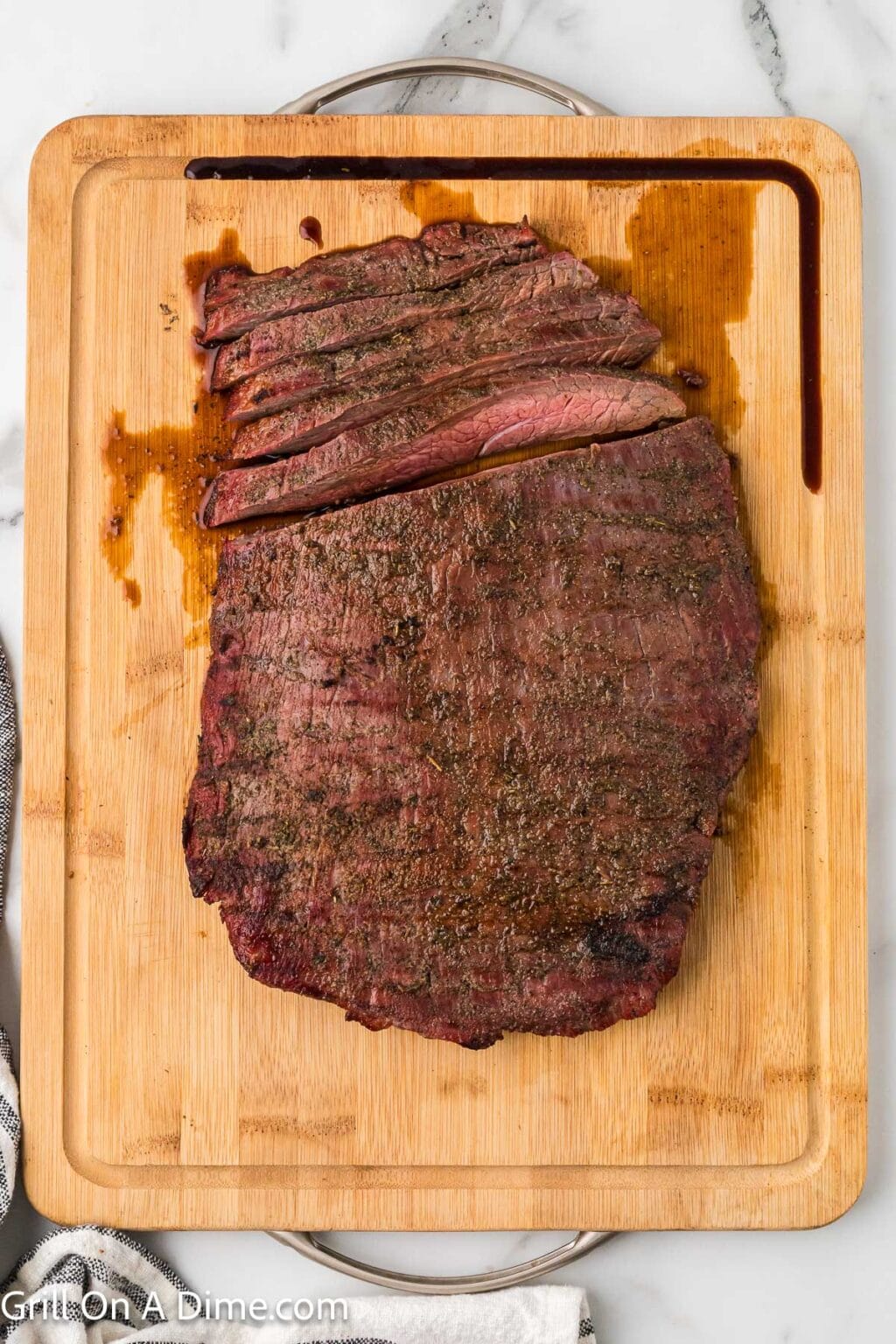 Grilled Flank Steak - grillonadime.com