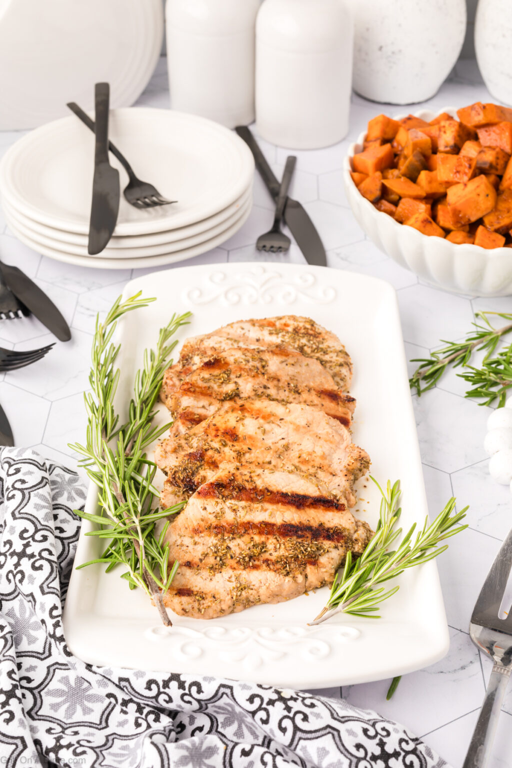 Grilled Rosemary Pork Chops Recipe