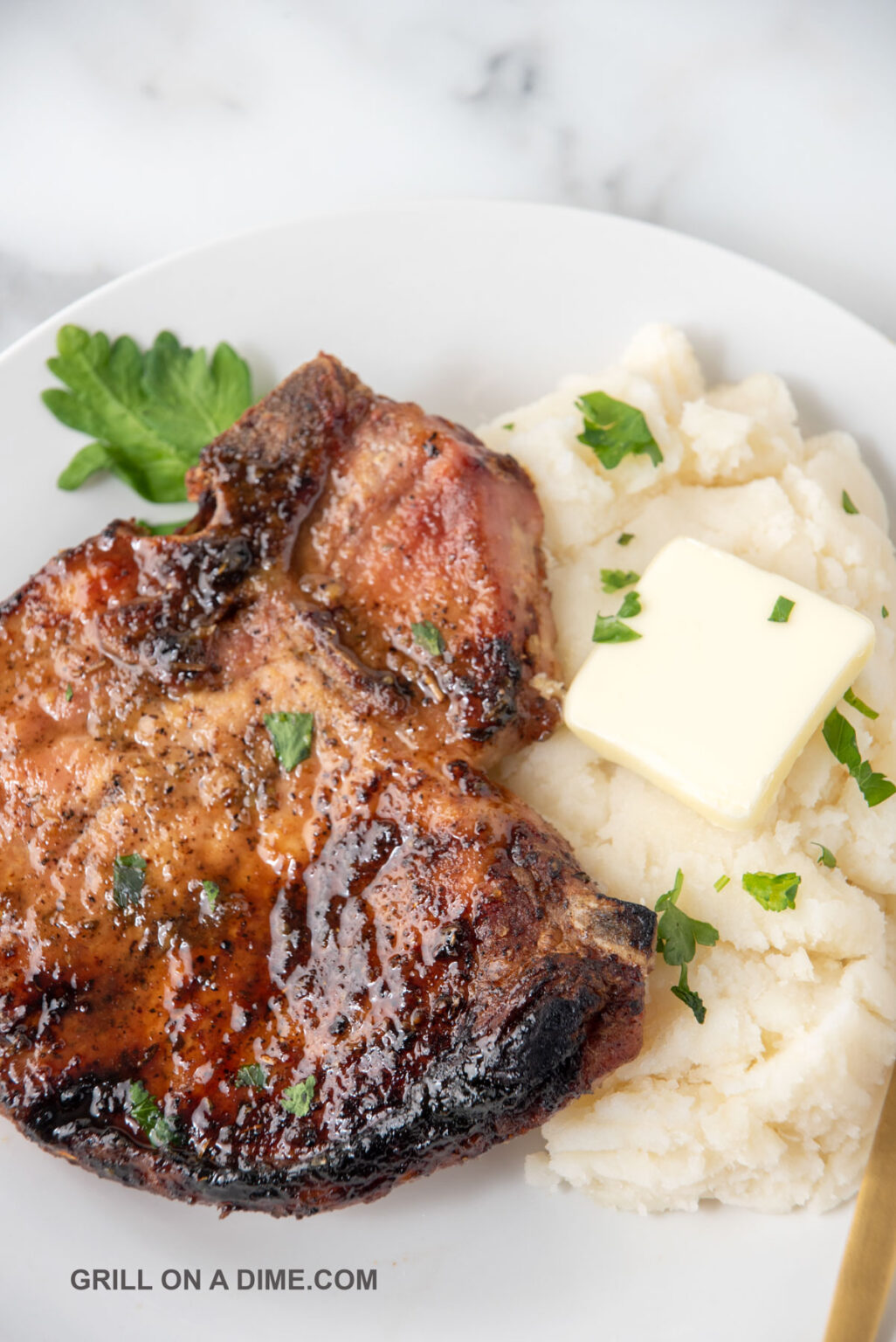 Maple Glazed Pork Chops - grillonadime.com