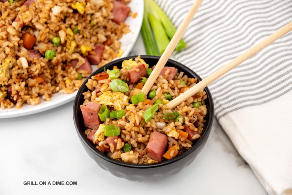 Ham Fried Rice Recipe: Flavorful and Simple - grillonadime.com