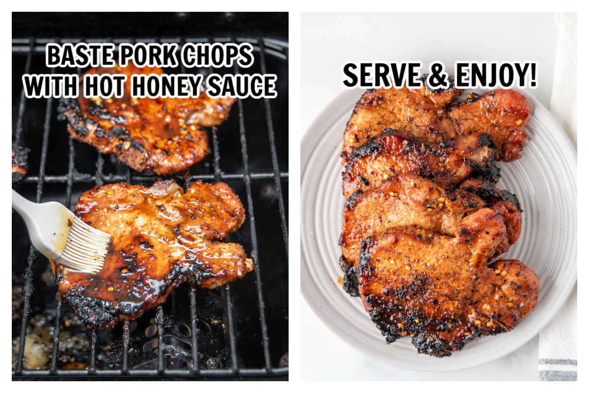 Hot Honey Pork Chops - grillonadime.com