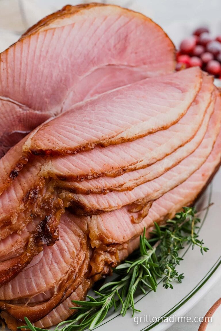 Grilled Spiral Ham - grillonadime.com