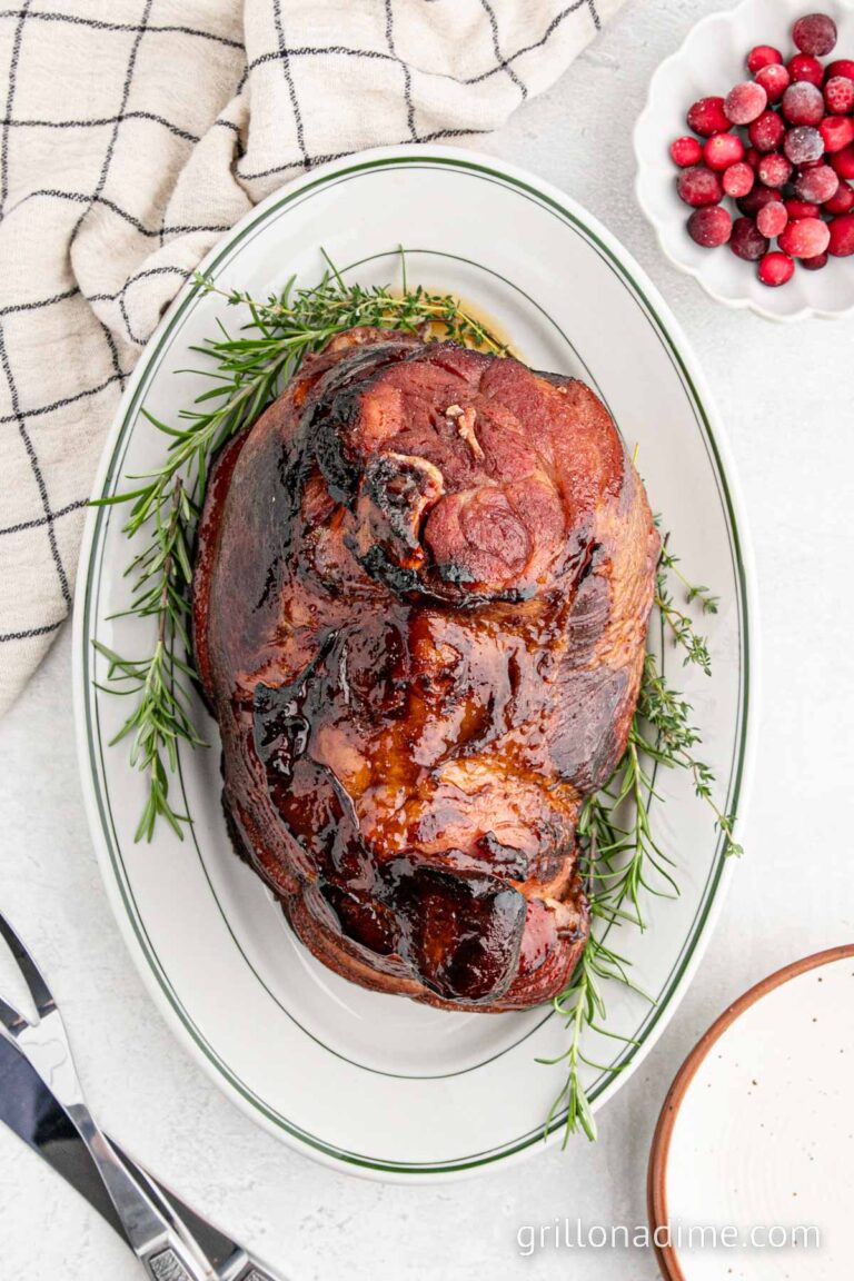Grilled Spiral Ham - grillonadime.com