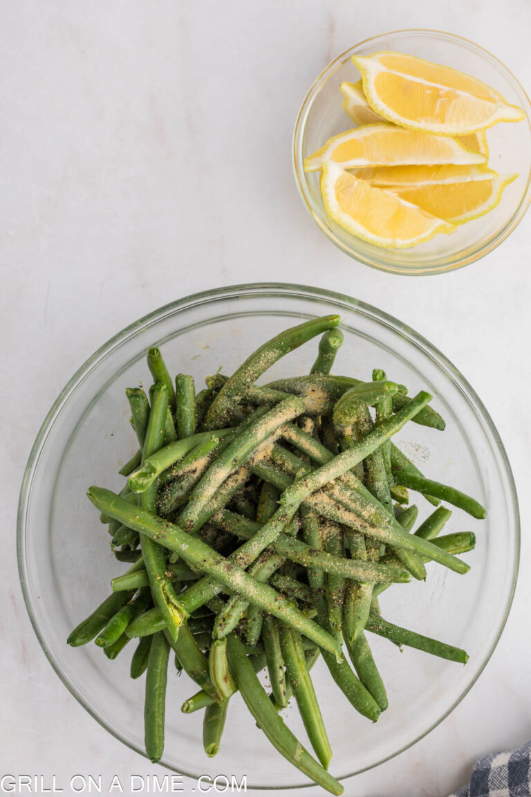 Best Grilled Green Beans Recipe - Grill on a Dime