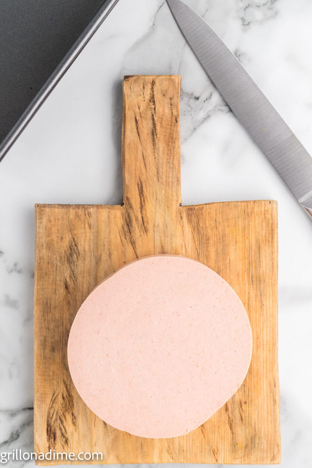 Smoked Bologna - Grill on a Dime
