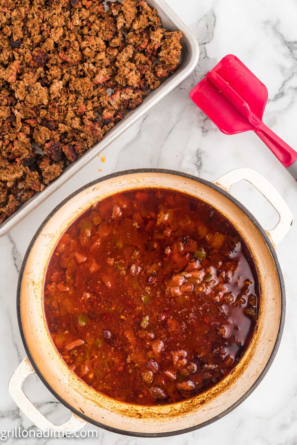 Over the Top Smoked Chili - grillonadime.com