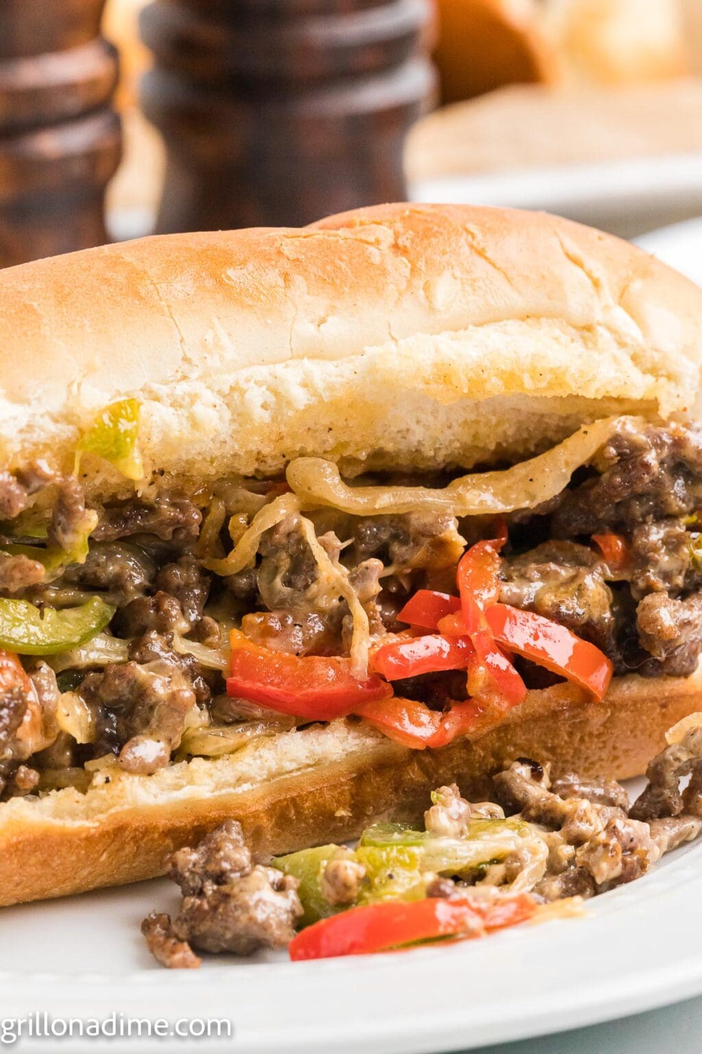 Blackstone Chopped Cheese Sandwich - grillonadime.com