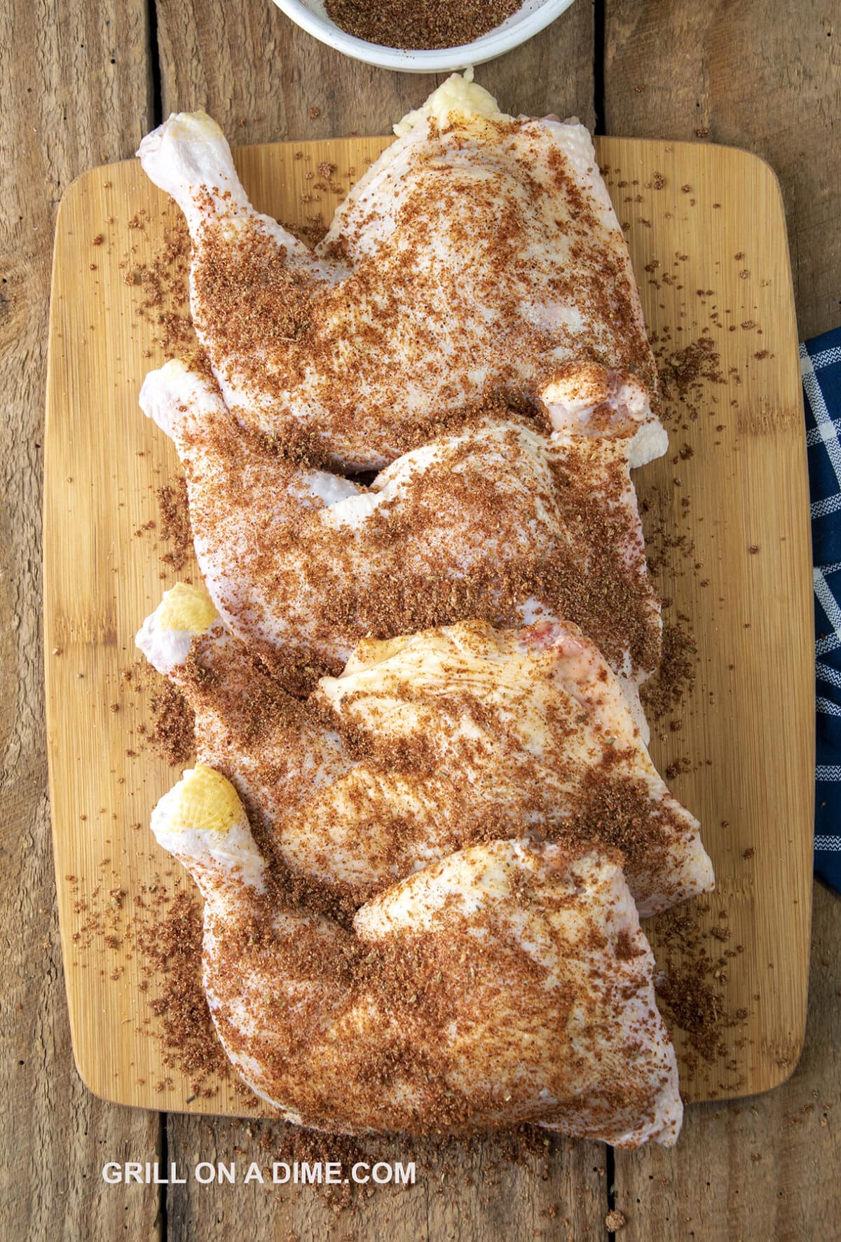 Grilled Chicken Quarters