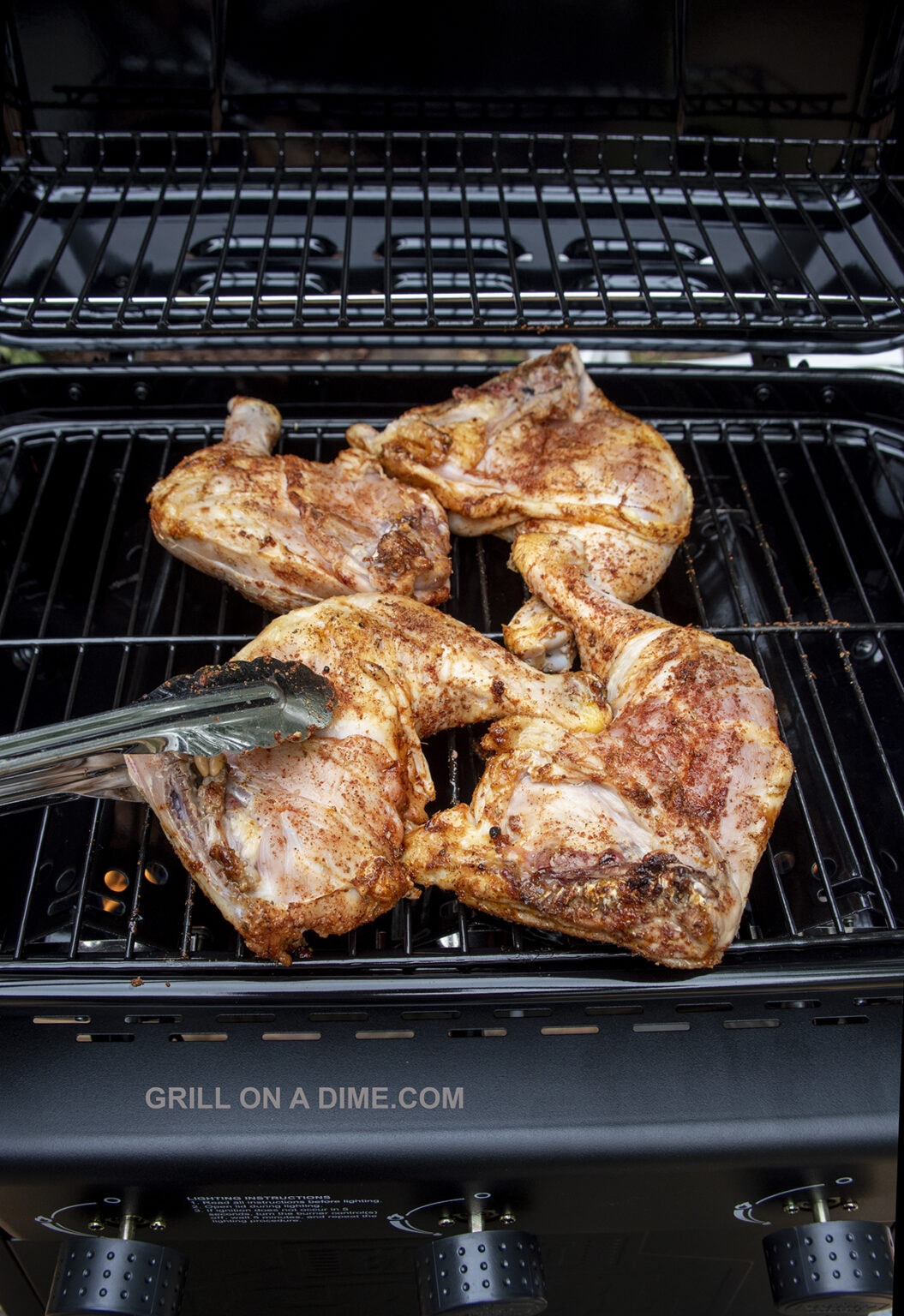Grilled Chicken Quarters