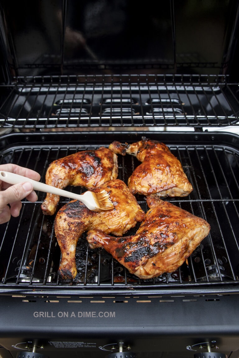 Grilled Chicken Quarters