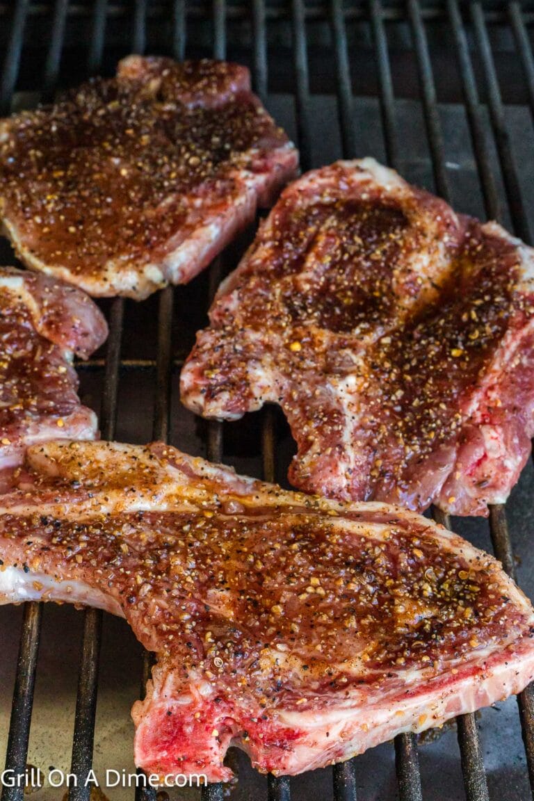 Grilled Hot Honey Pork Chops