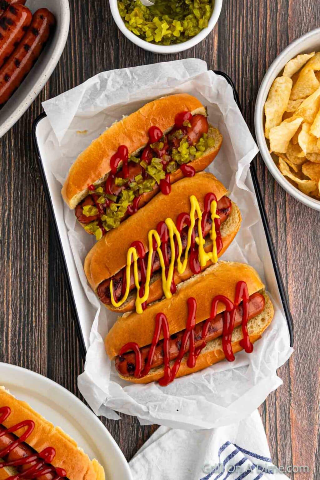 Grilled Hot Dogs Recipe