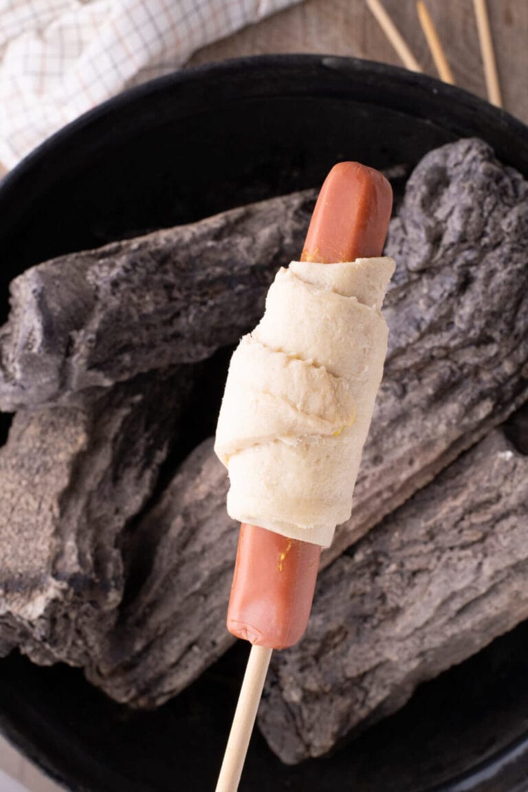 Campfire Pigs in a Blanket