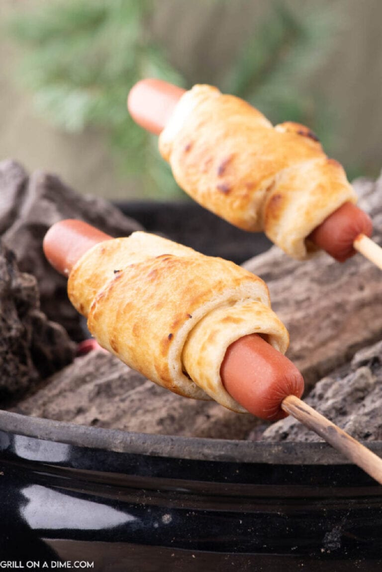 Campfire Pigs in a Blanket