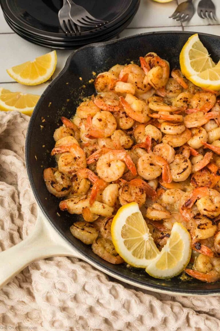 Cast Iron Shrimp - grillonadime.com