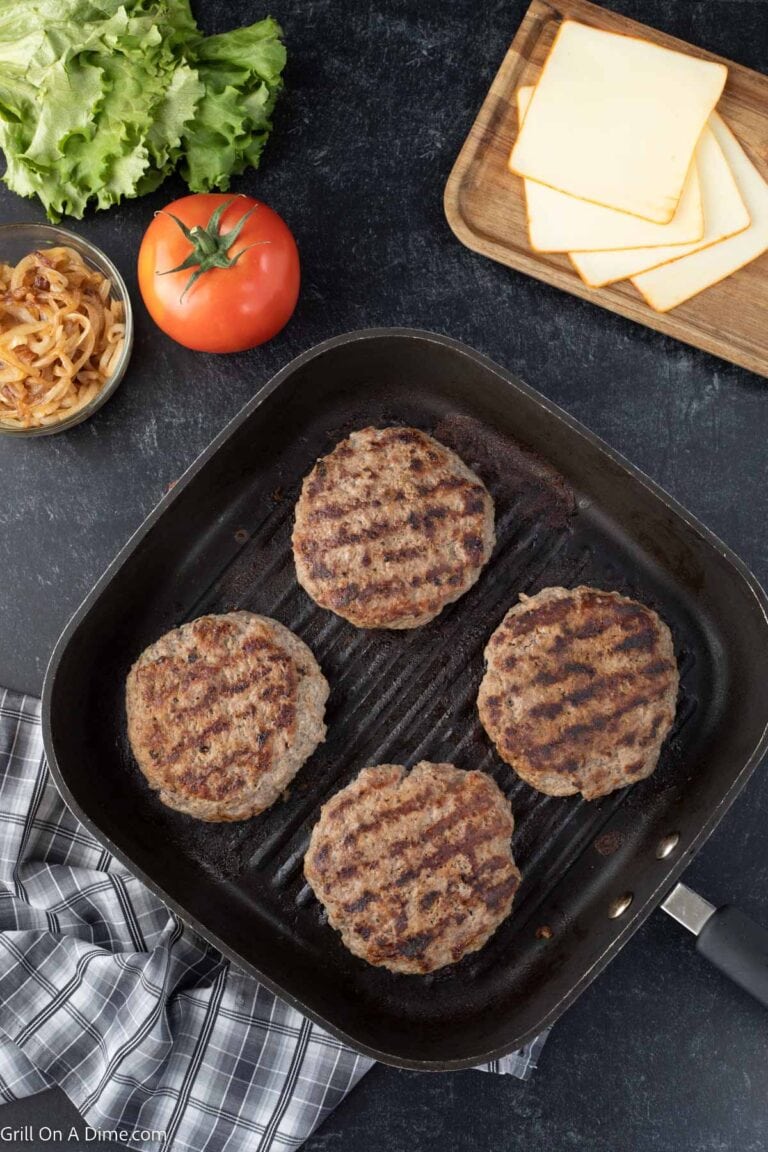 Steakhouse Burger Recipe - grillonadime.com