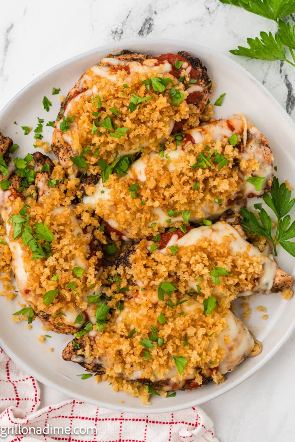 Grilled Chicken Parmesan - grillonadime.com