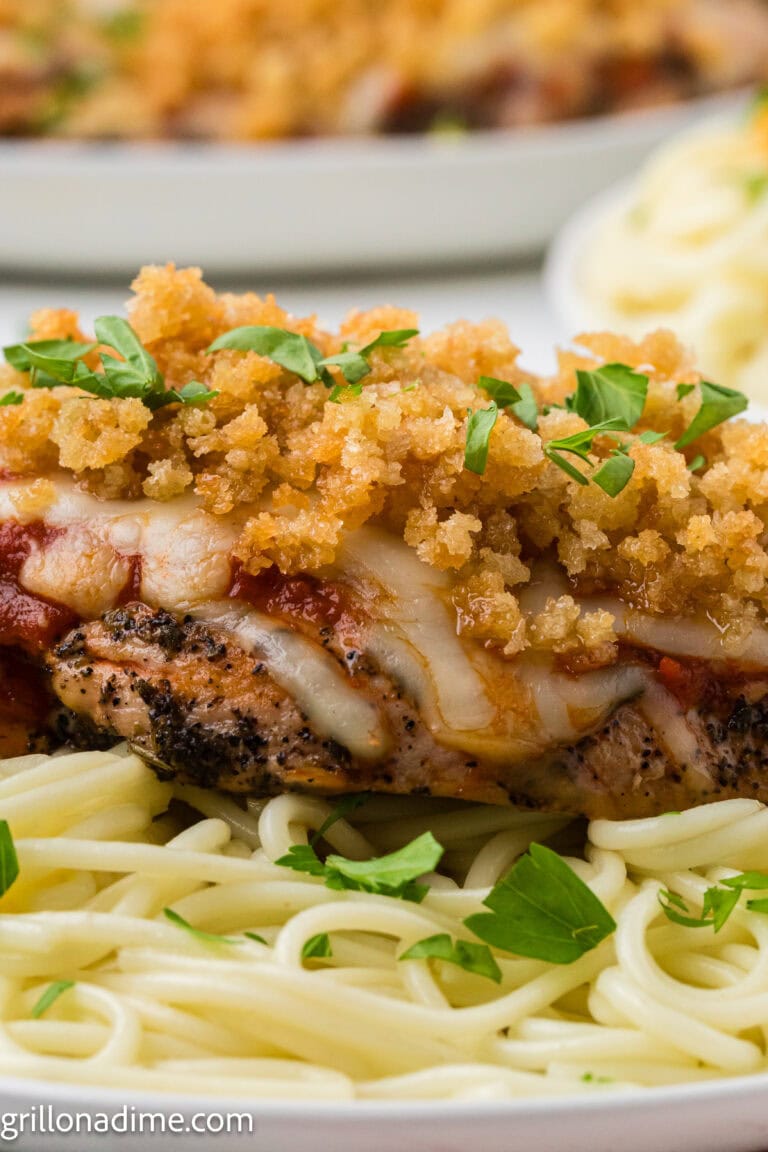 Grilled Chicken Parmesan - grillonadime.com