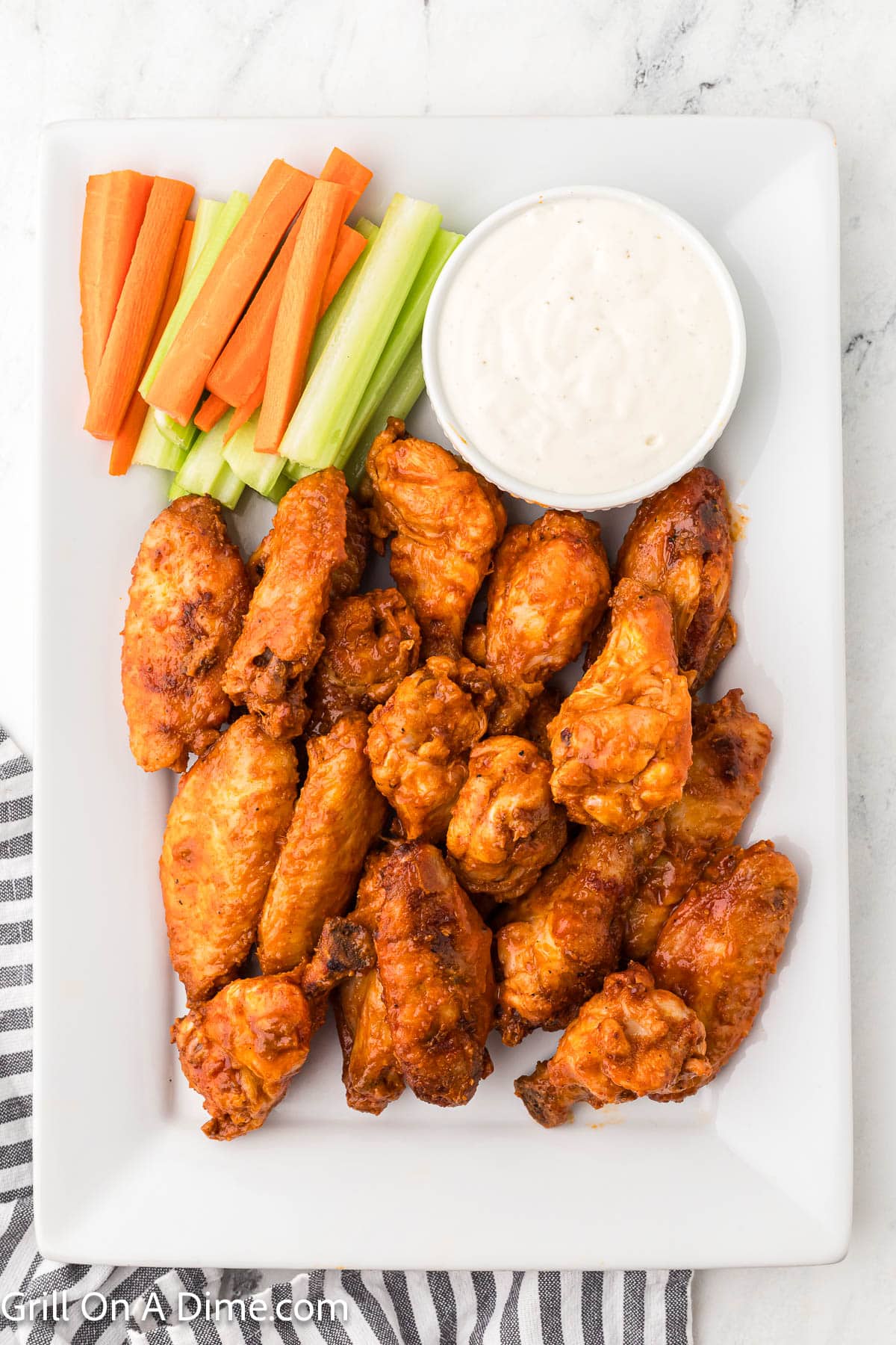 Smoked Buffalo Wings - grillonadime.com