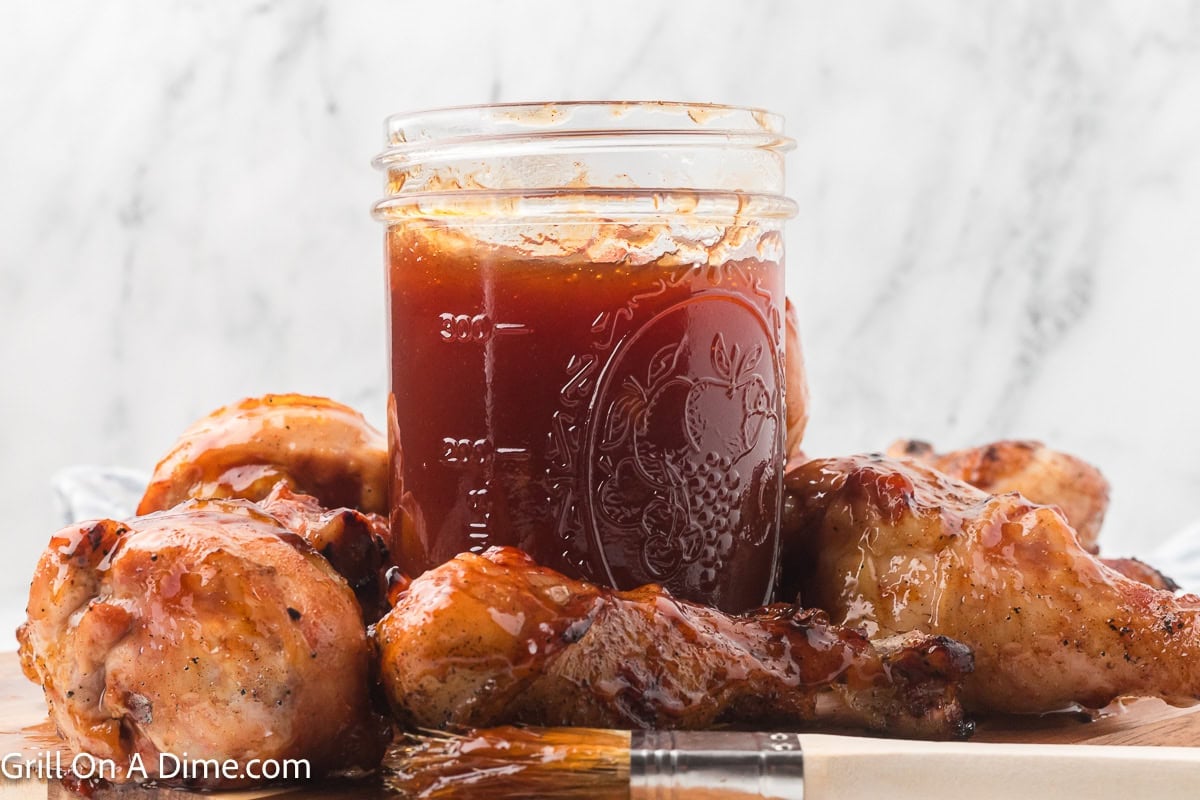 Peach BBQ Sauce - grillonadime.com
