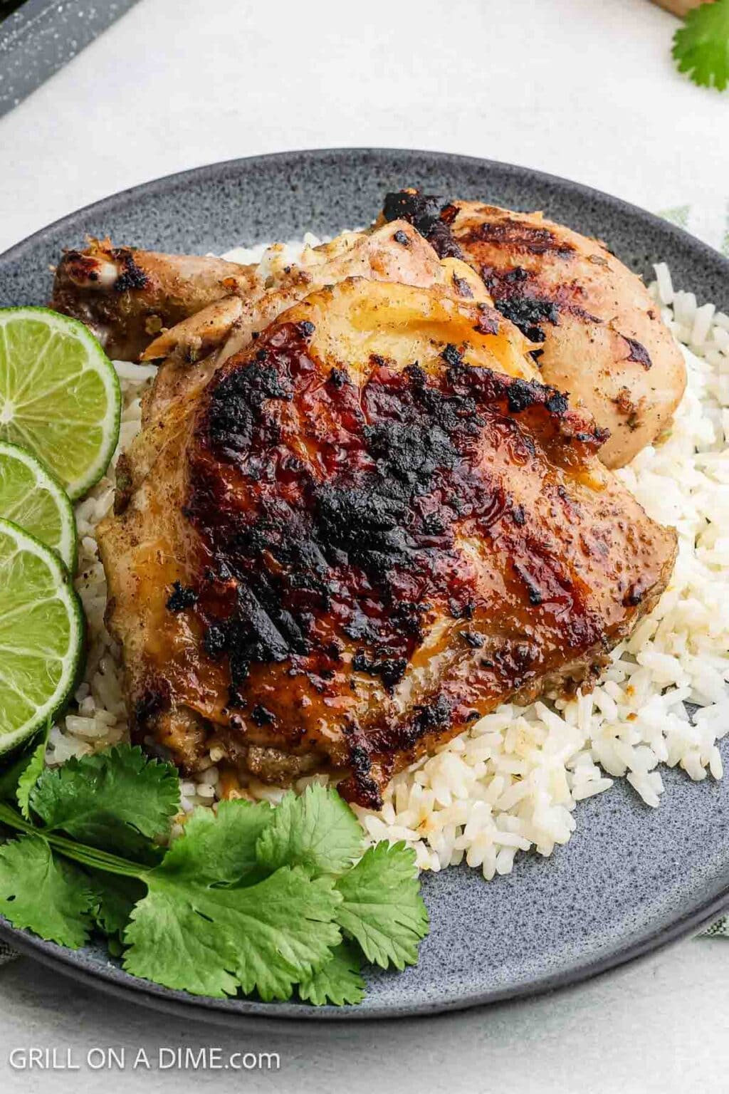 Grilled Jerk Chicken - grillonadime.com