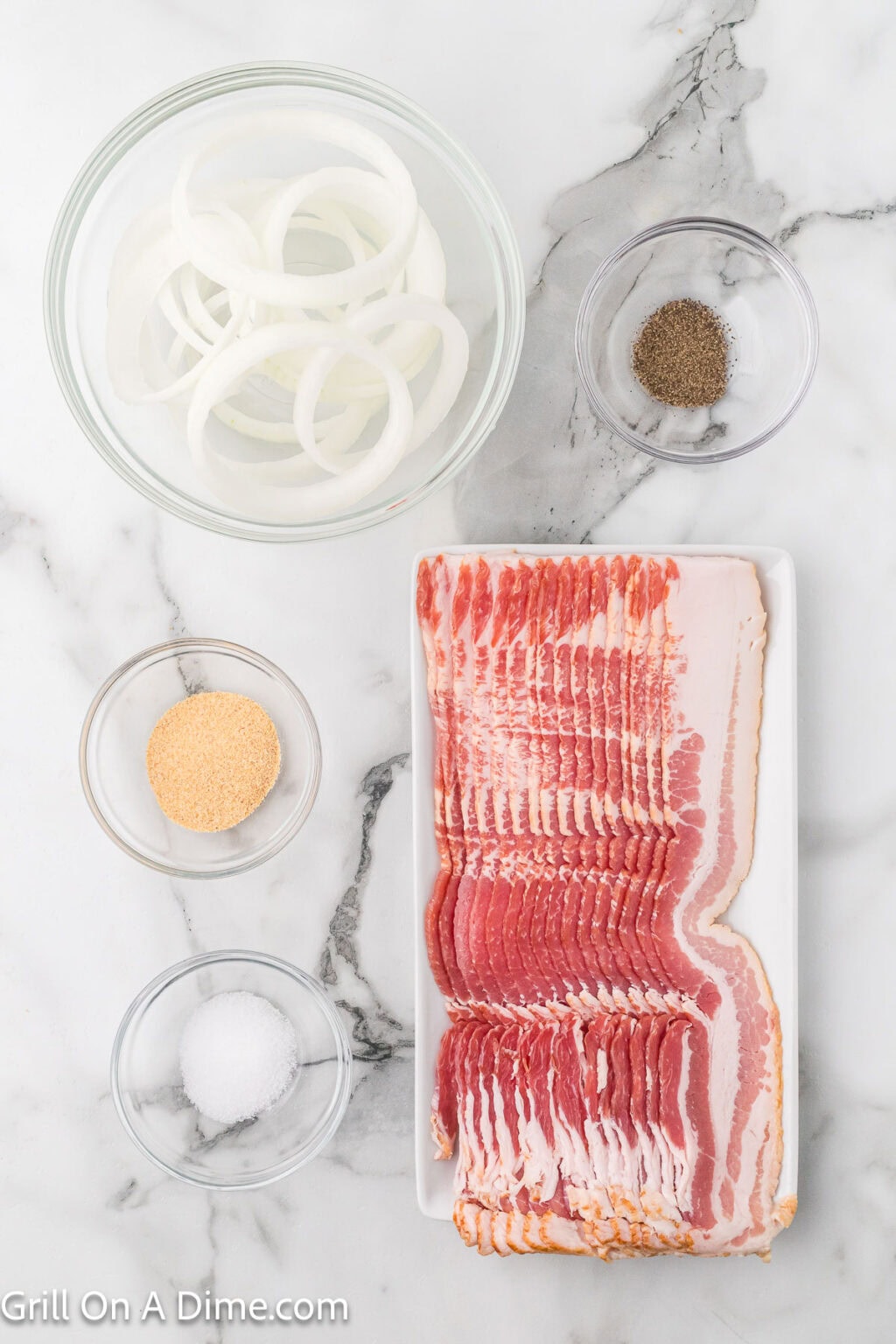 Bacon Wrapped Onion Rings - grillonadime.com