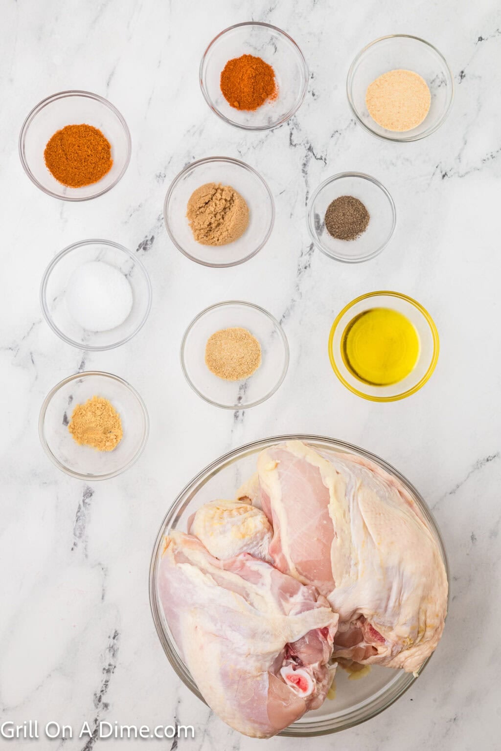 Smoked Bone-in Chicken Breasts - grillonadime.com